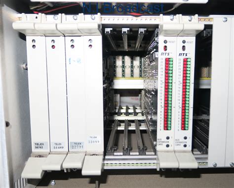 rts telex adam intercom talkback mainframe wtih expansion options n i