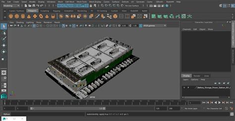3d Model Battery Storage Power Station Turbosquid 2054453