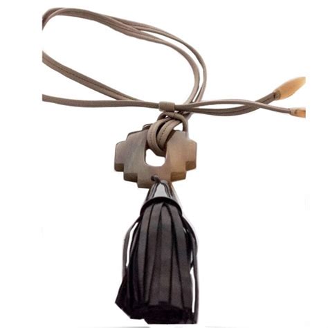 Leather Tassel Necklace Rzjewelrydesign