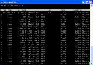 Nethogs Monitor Linux Network Traffic Usage Per Process