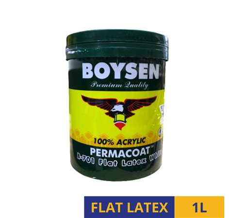 Boysen Permacoat Flat Latex 1l White Nccc Online Store