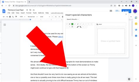 How To Insert Symbols In Google Docs Tech Time With Timmy