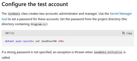 Identity Where Do I Add Dotnet User Secrets Stack Overflow