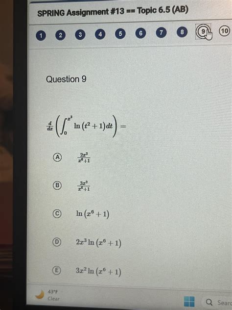 Homework Help R Apcalculus