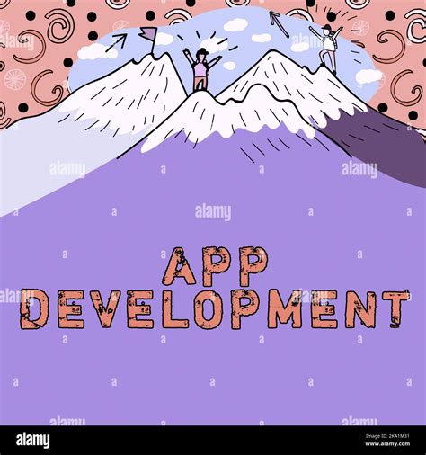 Sign Displaying App Development Business Approach Gathering Of Showing