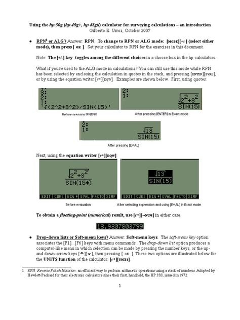 Pdf Surveying Calculations Examples Hp Dokumen Tips