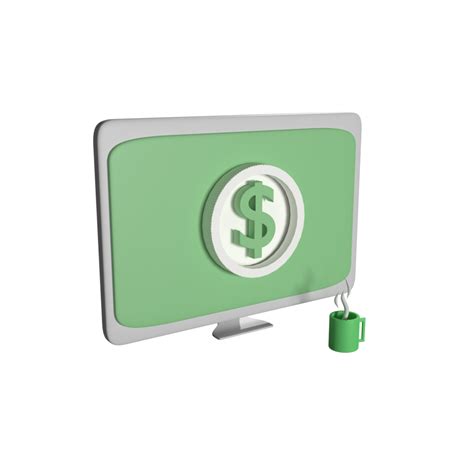 3d Render Digital Money Perspective View 19865269 Png