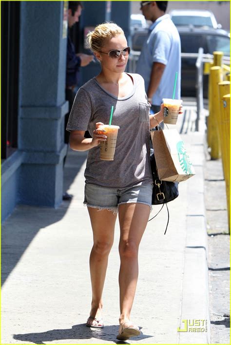Hayden Panettiere Sunny Starbucks Run Photo 2554418 Hayden