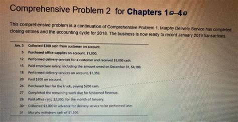 Solved This Comprehensive Problem Is A Continuation Of