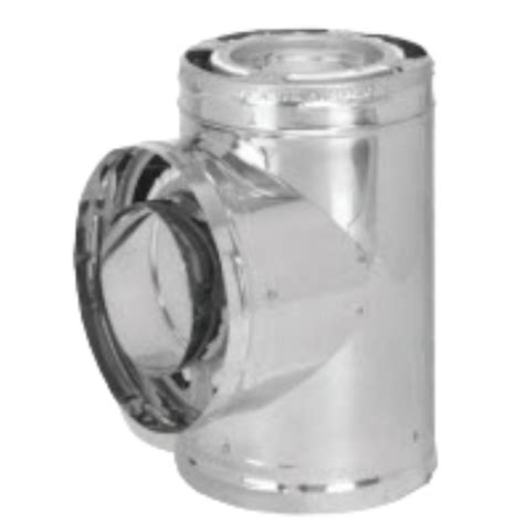 Dura Vent Duraplus Tee With Cleanout Cap Rockford Chimney