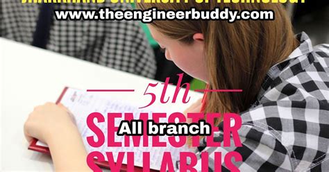 Jharkhand Polytechnic 5th Semester Syllabus Pdf Jharkhand Polytechnic Syllabus Sbte Jut