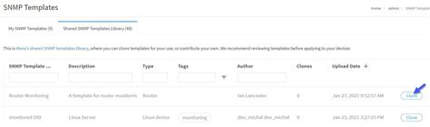 Shared SNMP Template Library Atera Support
