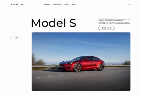 Tesla Site Redesign Uxui By Dima On Dribbble