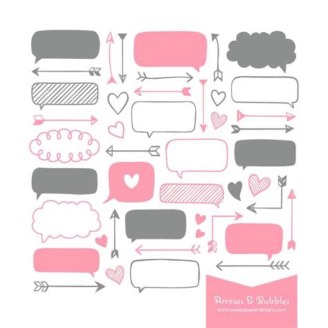 Arrow And Bubble Clip Art Speech Bubble Arrow Graphics For