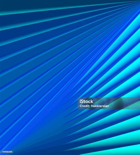 어두운 파란색과 청록색 색상 3d 원근 선 배경입니다 0명에 대한 스톡 벡터 아트 및 기타 이미지 0명 3차원 형태 개념 Istock