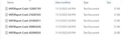 GUIDE Finding A Sim Generated Log After A CTD PC Only Community Guides Microsoft Flight