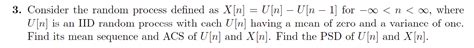 Solved Consider The Random Process Defined As Chegg