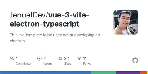 Github Jenueldevvue 3 Vite Electron Typescript This Is A Template To Be Used When Developing