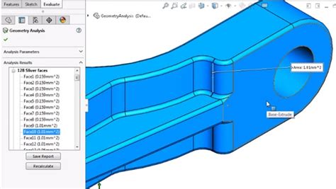 SOLIDWORKS Utility SOLIDWORKS Geometry Analysis