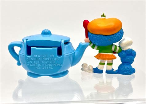 Vintage 1980s Strawberry Shortcake Pvc Miniature Crepe Suzette