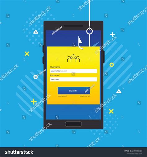 Hacker Cyber Criminals Phishing Stealing Private Stock Vector Royalty Free 2196961717