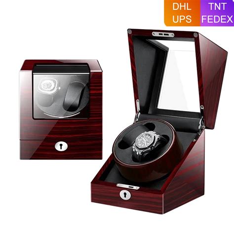Melancy 자동 시계 와인더 탄소 섬유 2 개 안전 박스 디스플레이 보관 케이스 오거나이저 액세서리 티몬