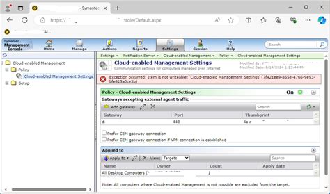 Itms 872 Issue When Using Cloud Enabled Management Endpoint Management