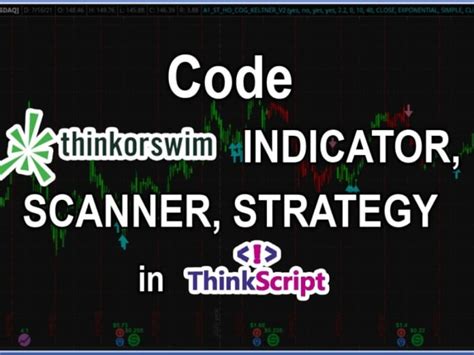 Code Your Custom Indicator In Thinkorswim Thinkscript By Kevinferreir
