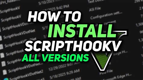 how to install scripthookv for gta v — all versions step by step