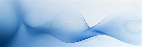 Elegant Blue Waves Creating A Dynamic And Flowing Abstract Design On A Clean White Background