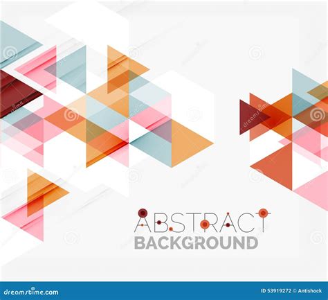 Abstract Geometric Background Modern Overlapping Stock Vector Illustration Of Design Banner