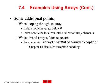 chapter 7 arrays outline 7 1 introduction 7 2 arrays 7 3 declaring