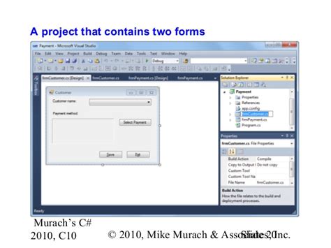 c tutorial msm murach chapter 10 slides