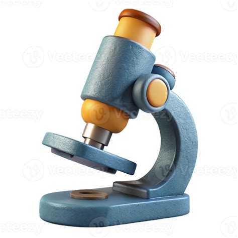 Impressive Contemporary Microscope Side View Isolated Element Premium 58043830 Png