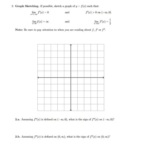 Solved 2 Graph Sketching If Possible Sketch A Graph Of Chegg Com
