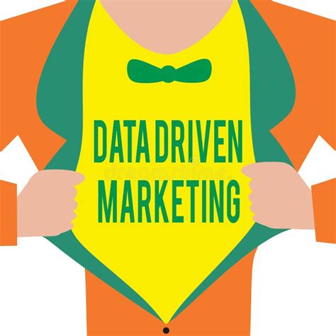 Handwriting Text Data Driven Marketing Concept Meaning Strategy Built On Insights Analysis From