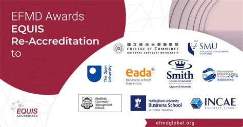 Nine Schools Receive Equis Re Accreditation