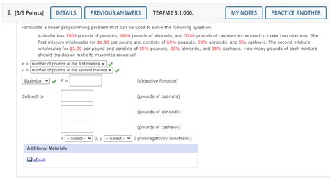 Solved Formulate A Linear Programming Problem That Can Be Chegg