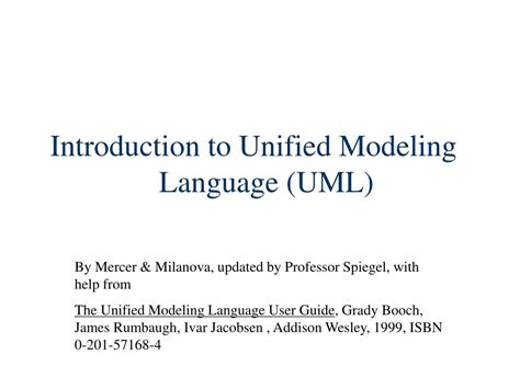 PPT Introduction To Unified Modeling Language UML PowerPoint Presentation ID