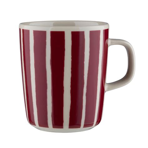 Marimekko Piccolo Dark Red Sand Mug New Arrivals Finnstyle