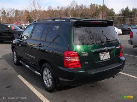 2001 Electric Green Mica Toyota Highlander Limited 42518041 Photo 2