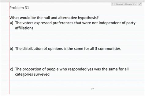 SOLVED Examples Of Hypotheses Give An Example Of A Null Hypothesis And An Alternative Hypothesis