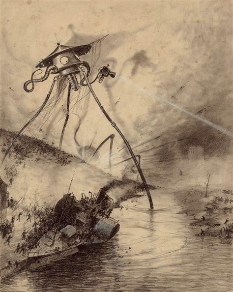 Martian Tripods First Design From War Of The Worlds” By Hg Wells