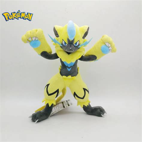 2532cm Pokemon Zeraora Plush Toys Cartoon Anime Zeraora Plush Doll