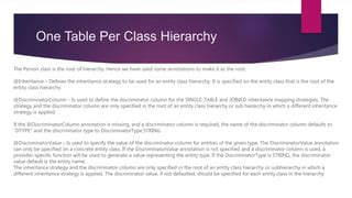 Hibernate Inheritance And Relational Mappings With Examples PPT