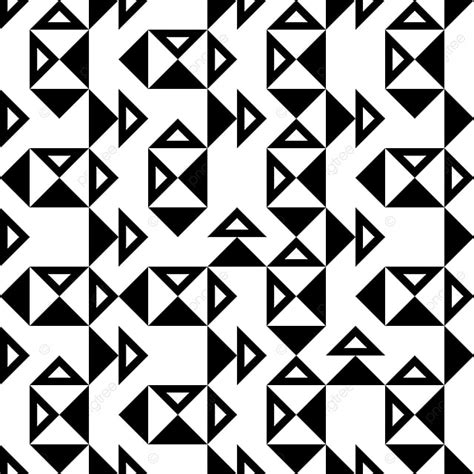 Geometric Triangle Seamless Pattern Vector Art Illustration Background Textured Tiled