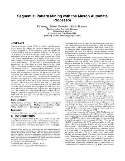 pdf sequential pattern mining with the micron automata