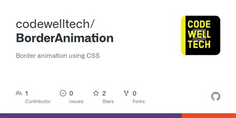 GitHub Codewelltech BorderAnimation Border Animation Using CSS