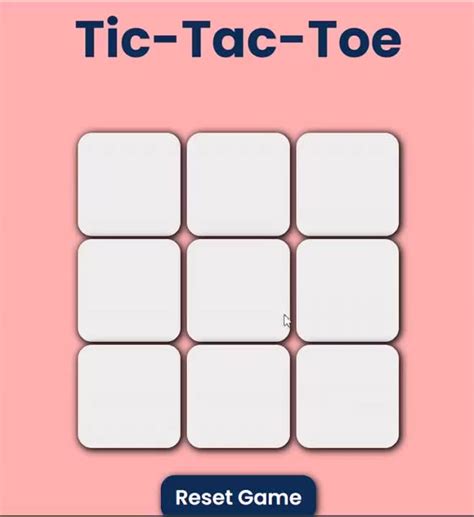 Built Tic Tac Toe Game Using Html Css And Javascript Rishant Rana