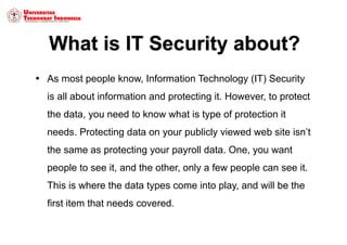 Chapter 1 Introduction To Security PPT